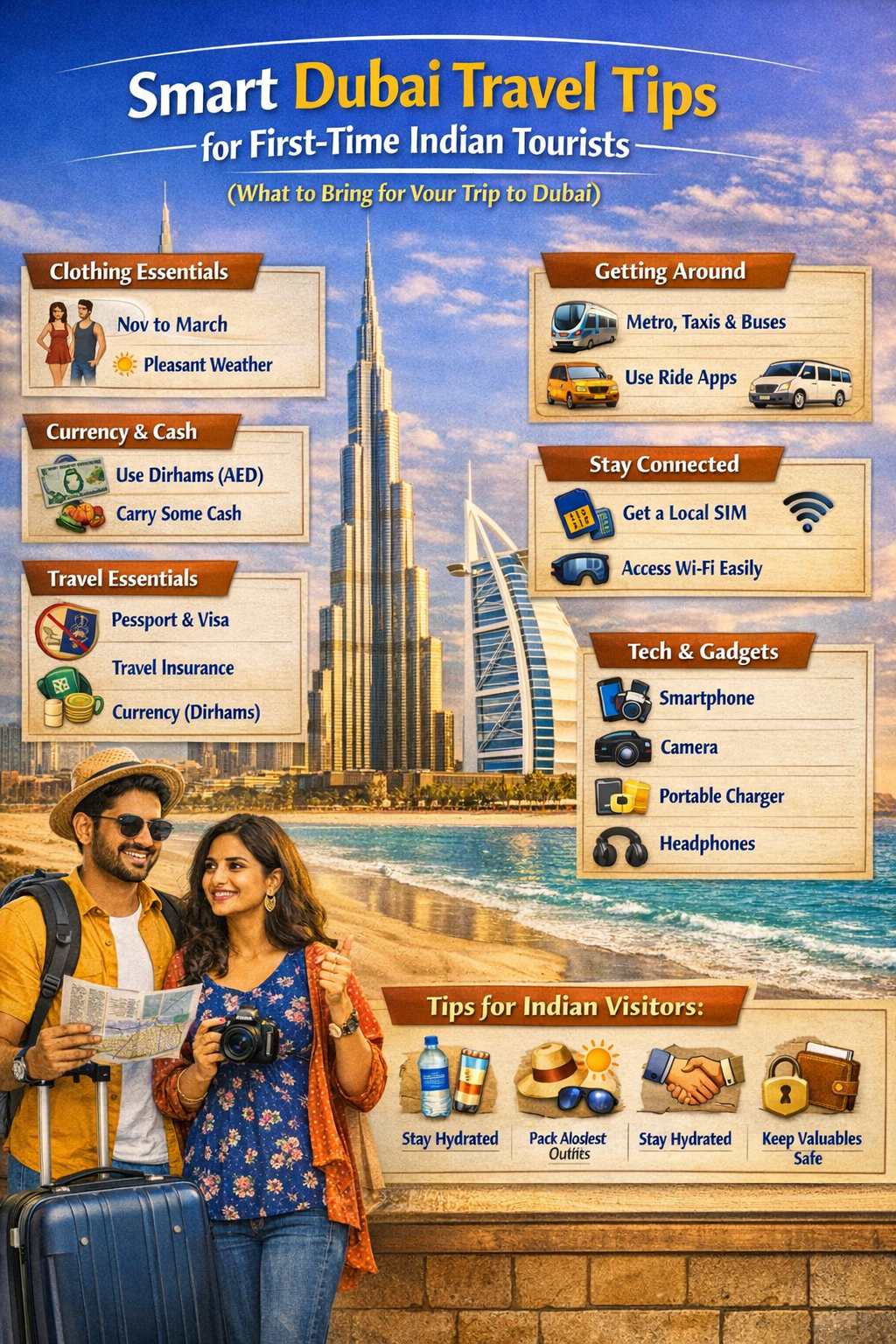 15 Smart Dubai Travel Tips for First-Time Indian Tourists (2026 Guide)